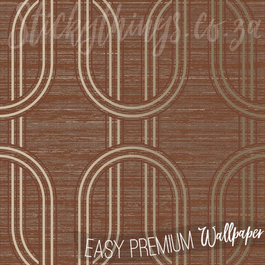 Ruby Gold Geometric Wallpaper - Textured Metallic Geo Wallpaper ...