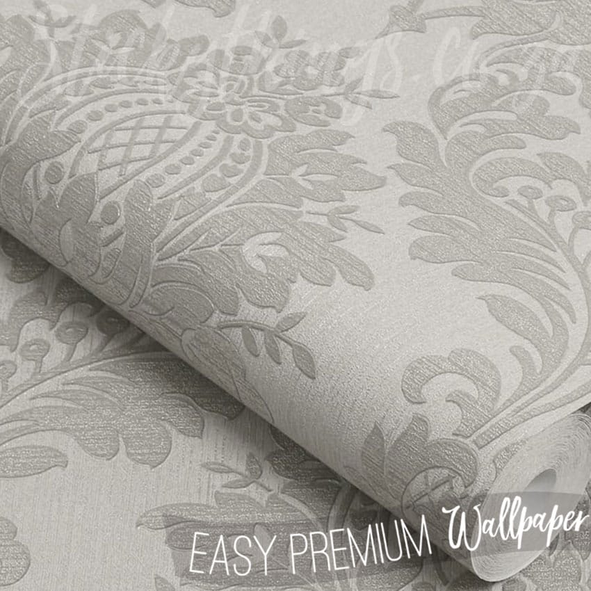 Taupe And Gold Damask Wallpaper - Metallic Textured Wallpaper • Sticky ...