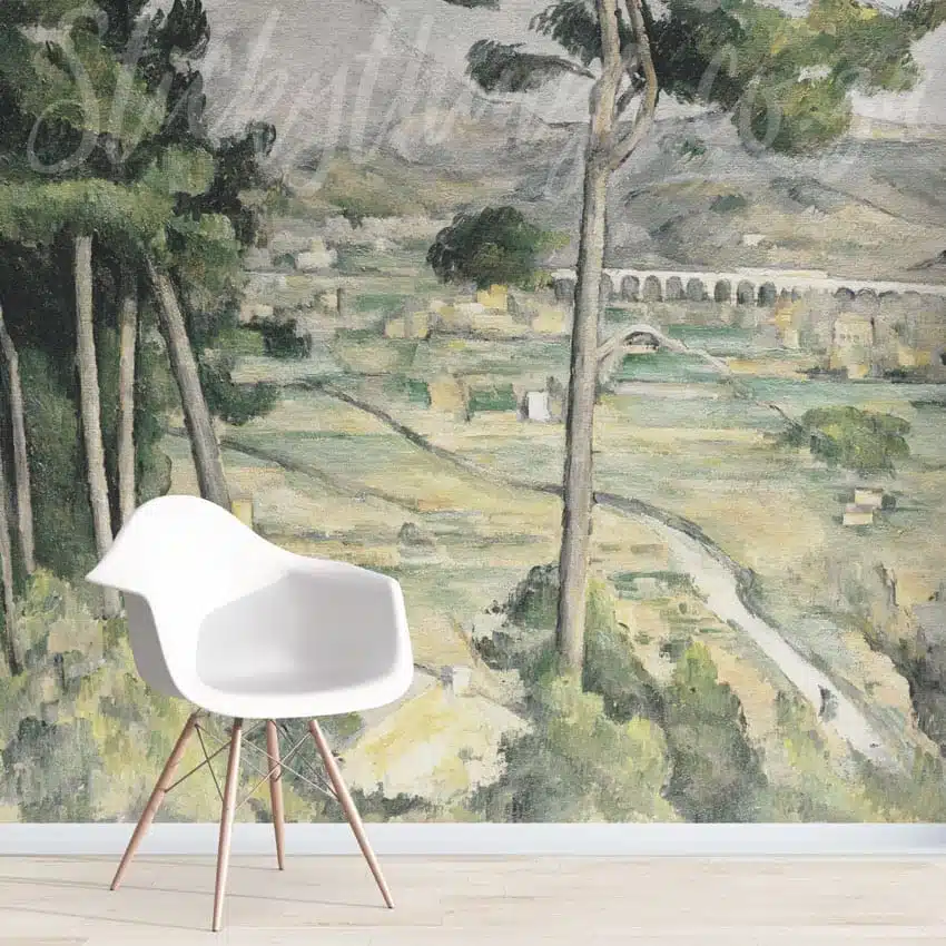 French Scenic Wallpaper Scenic Wallpaper, Vintage Panoramic Landscape