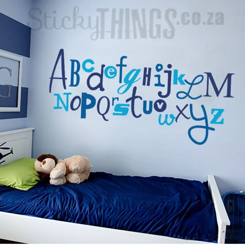 Alphabet Vinyl Wall Decals