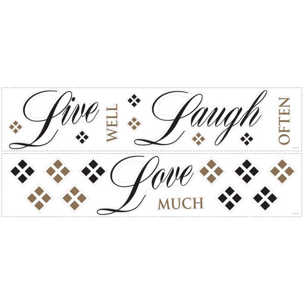Live Laugh Love Wall Decal