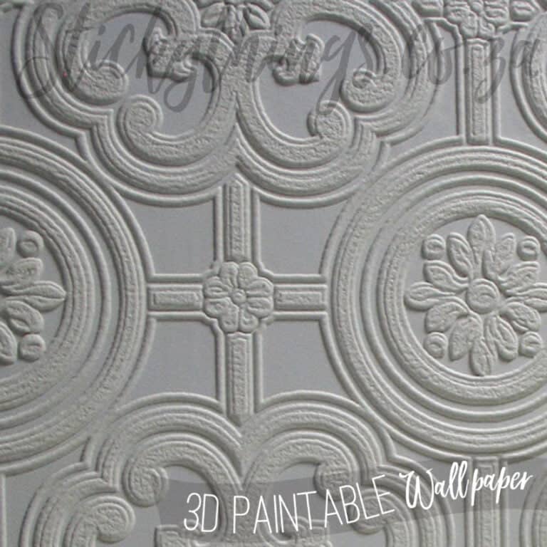 Textured Anaglypta Egon Wallpaper - Sticky Things