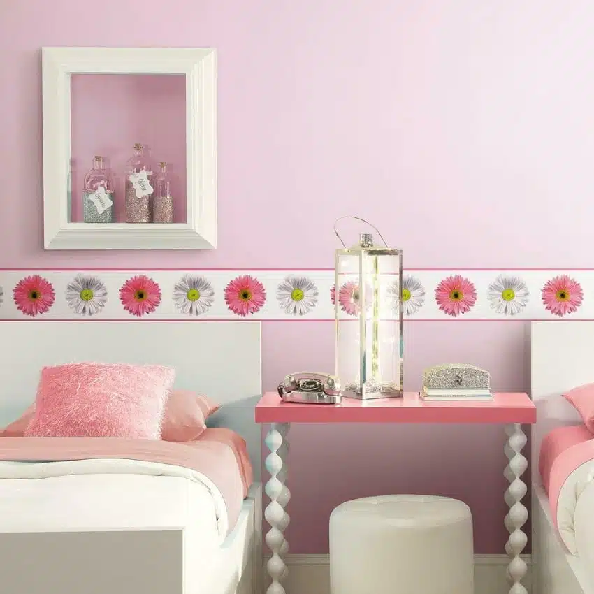 Pink Borders For Bedrooms Children's Room Borders