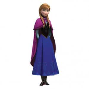 Springtime Anna Frozen Decal - Anna with Cape Giant Wall Sticker ...