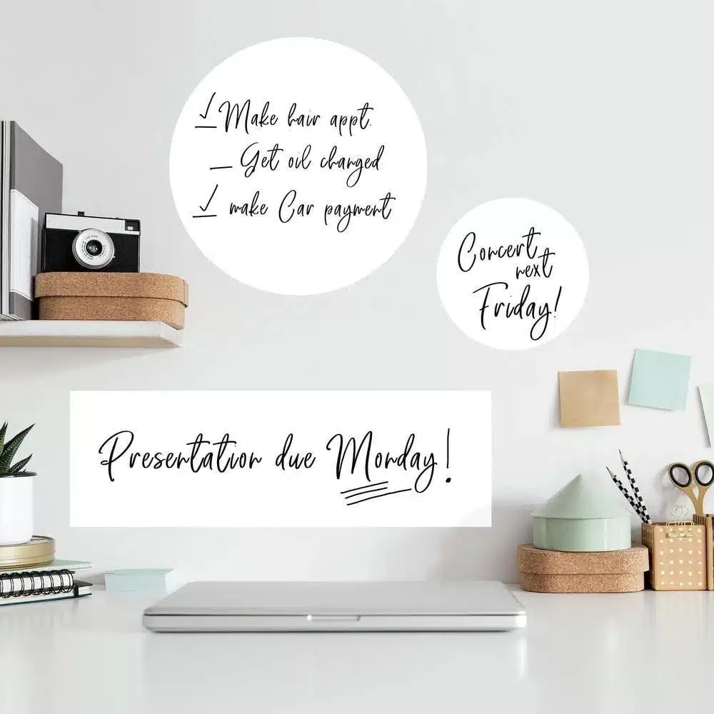 Whiteboard Wall Decal PVC Whiteboard Sticker Creative Message DIY
